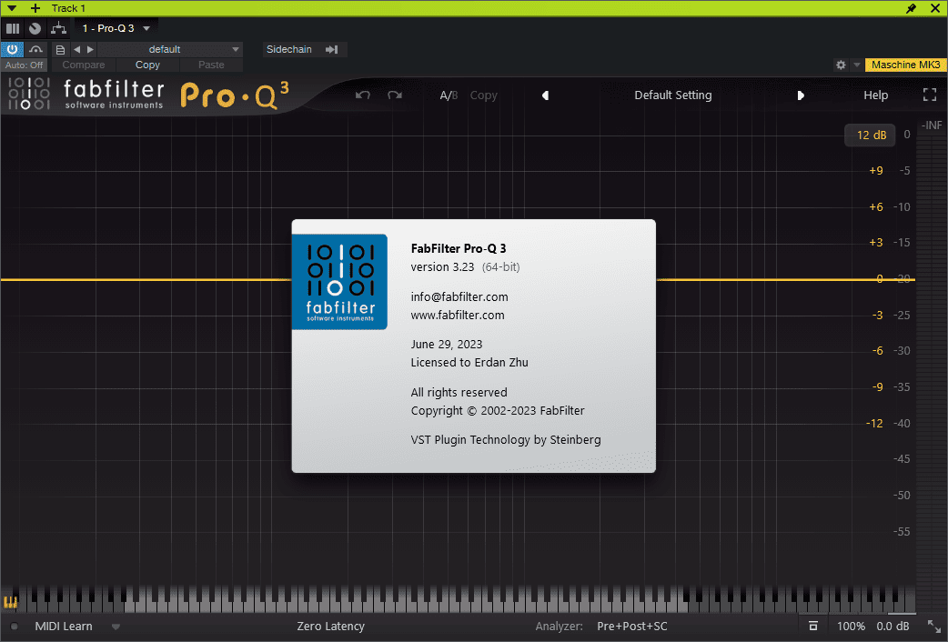 Fabfilter Pro-Q3更新到3.23 – SMPIGGY
